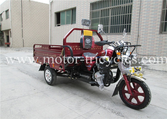 Air Cooled Gasoline Tricycle Three Wheel Motorbikes ISO9000 CCC Certification