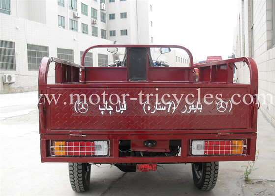 Manul Clutch Gasoline 150CC Motor Tricycle , Three Wheeled Petrol Tricycle