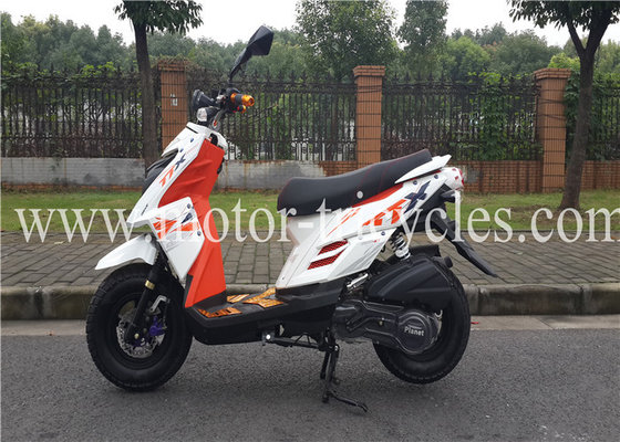 Drum Brake Air Cooled Motorcycles Scooters 150CC , Gas Motor Scooters For Adults