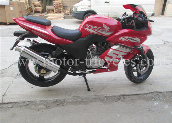 5 Speed Electric Kick Road Racing Motorcycles , Street Racing Motorbikes OEM