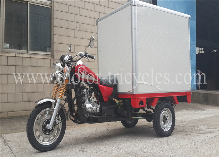 5 Speed Three Wheel Cargo Motorcycle With Manul Clutch Electrical Kick