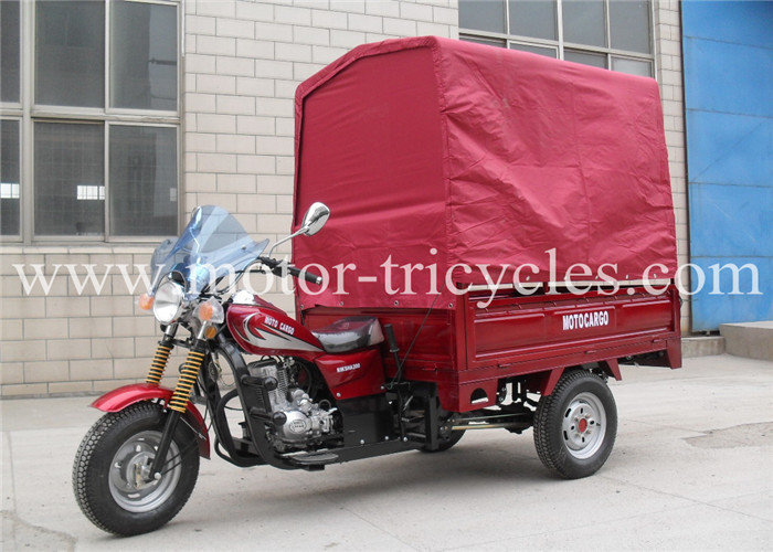 150CC 200CC 250CC Engine Passenger Three Wheeled Motorcycles >30 ° Climbing Capacity