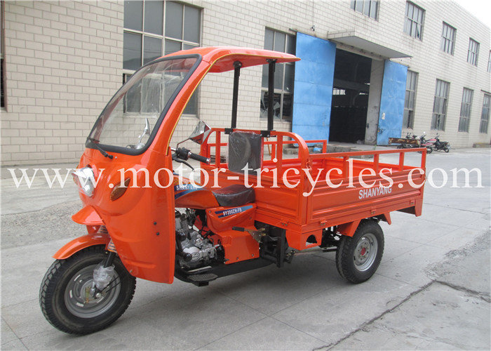 Front Cabin Covered Motorcycle Three Wheel RS200ZH-FB With 12V 9A Battery