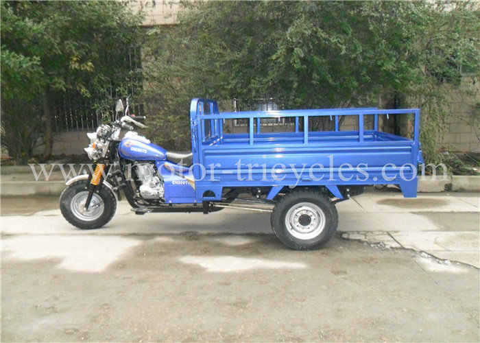Strongger Frame Gasoline Tricycle Motorcycle Trike With 12V 9A Battery