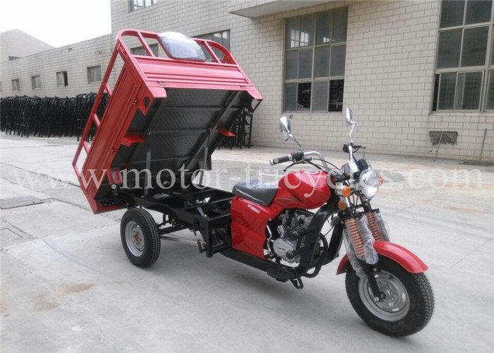 Box Three Wheel Cargo Motorcycle , Motorized Cargo Trike Frame RS200ZH-FC