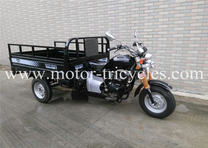 Air Cooling Engine Three Wheel Cargo Motorcycle , Heavy Duty Tricycle 2130mm Wheel Base