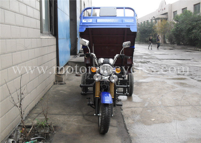 Van Cargo 250CC Motorized Cargo Trike Truck Tricycle >30 ° Climbing Capacity