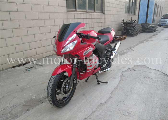5 Speed Electric Kick Road Racing Motorcycles , Street Racing Motorbikes OEM
