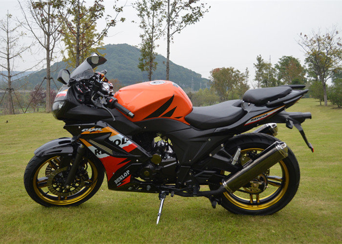 Single Cylinder 4 Stroke Street Racing Motorcycles , High Speed Racing Motorcycle
