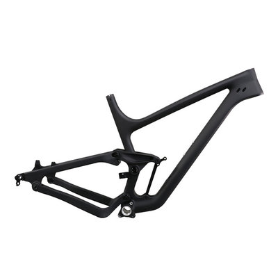 2019 New Arrive carbon 27.5er full suspension mtb plus trail bike frame with travel 130mm
