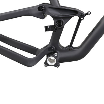 2019 New Arrive carbon 27.5er full suspension mtb plus trail bike frame with travel 130mm