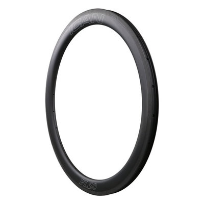 Wholesale ICAN Super light weight Carbon Road Rim Toray T800&T700 50C 27mm Width 3K twill weave