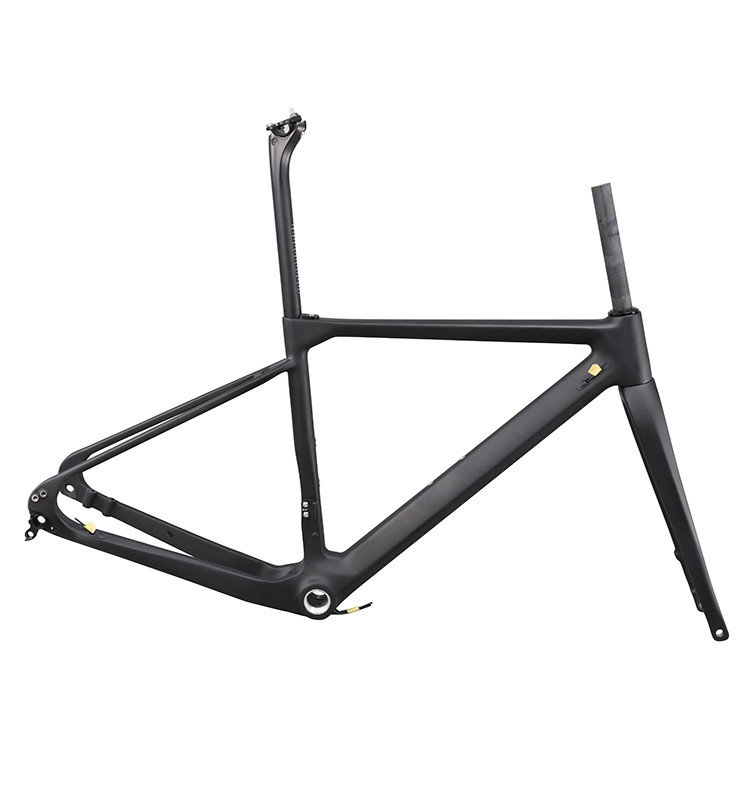 Light unfolded flat mount disc carbon road/mtb/CX bike frame for carbon road bike