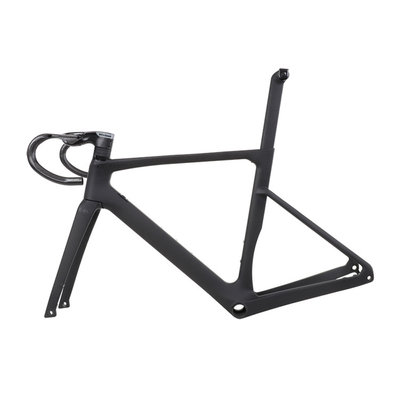 Black road bike frame Super light racing road bicycle frame with T700 carbon Material 2 Years Warranty