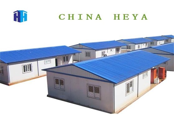 Pre Made Single Story Modular Homes , Sandwich Panel Custom Built Prefab Homes