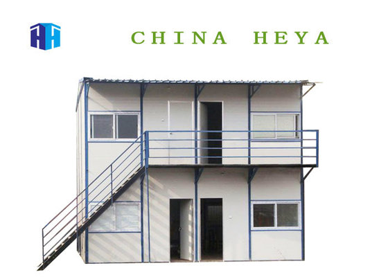 2 Layer Movable Prefab House Quick Build Steel Structure Fabricated Homes For Labor