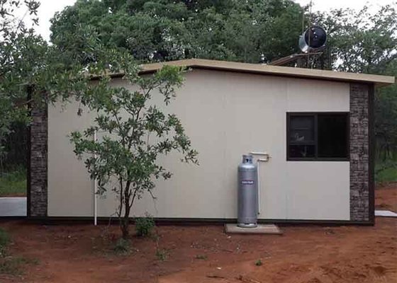 Eco Friendly Movable Prefab House With 3 Bedrooms Flexible Layout 70 Square Meters