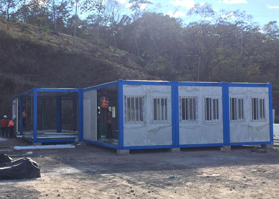 Fast Installation Sandwich Panel Office , Flat Pack Modular Homes CE Certification