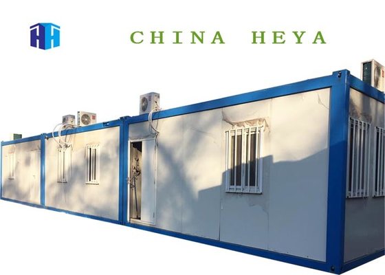 20ft Sandwich Panel Prefab House Container Dormitory For Workers Environmental Friendly