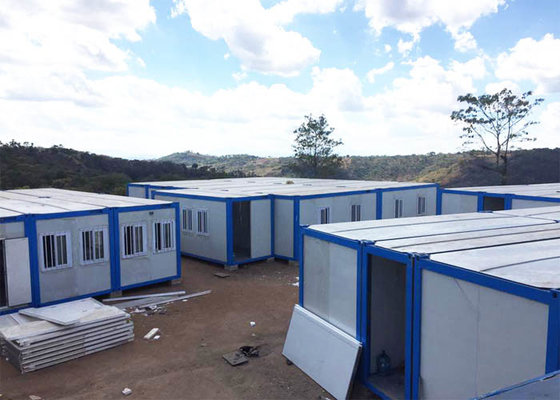 Reusable Sandwich Panel Prefab House Modern Container Kit Homes Size Optional