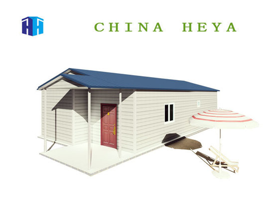 Maldives Sandwich Panel Prefab House , Low Cost Prefabricated Houses 3 Bedrooms With Toilet