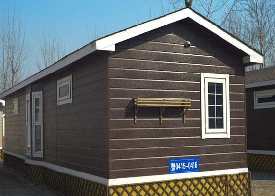 Maldives Sandwich Panel Prefab House , Low Cost Prefabricated Houses 3 Bedrooms With Toilet