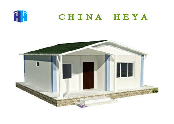60-100 M2 3 Bedrooms Sandwich Panel Prefab House / Light Steel Prefab Container Homes
