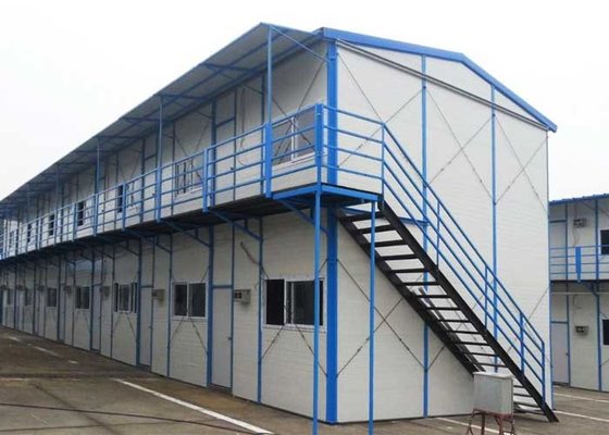 Economical 2 Floor Mobile Home , Double Story Modular Homes For Sleeping Rooms