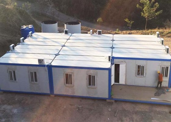 Fast Installation Prefab Camp Houses Flat Pack Accommodation With CE Certification