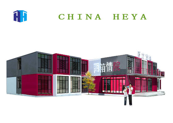 High Performance Double Storey Prefab Houses Modular Sleeping Room Anti Impact