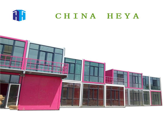 Hotel Use Luxury Double Storey Prefab Houses Prebuilt Container Home Strong Frame