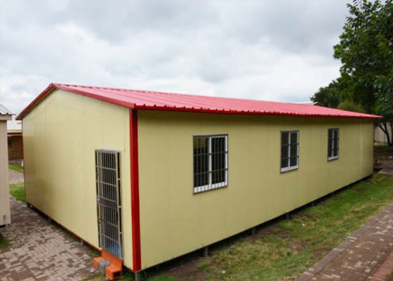 Modern Csteel Frame Modular Homes , 3 Bedroom 1 Bath Mobile Home Energy Saving