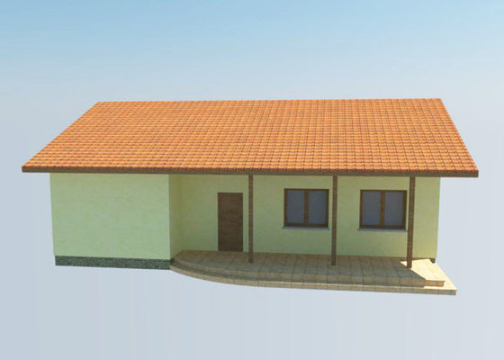 Residential Steel Frame Prefabricated Houses Labor Saving 35 Years Long Life Span