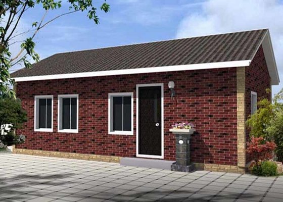 Wet Proof Modern Prefabricated Houses With 3 Bedroom 1 Bathroom 1 Living Room