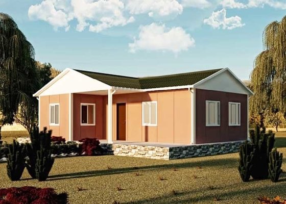 Sound Proof Prefab Residential Homes Modern Prefab Houses Customized Size