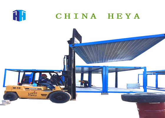 Steel Frame Flat Pack Modular House Buildings , 20 FT Flat Pack Office Cabin