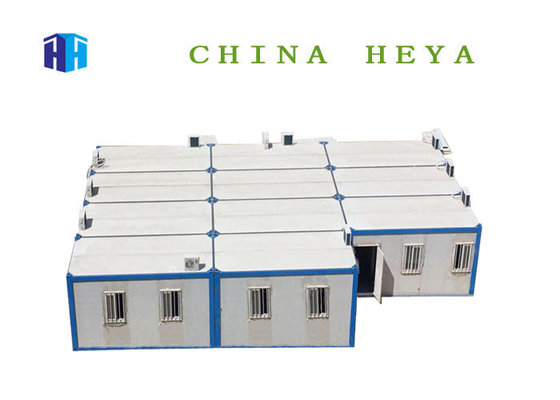 Mobile 20 Ft  Flat Pack Site Office , Flat Pack Portable Buildings PVC Ceiling