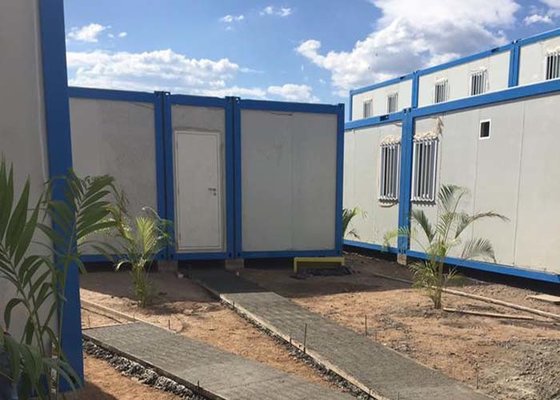 Large Capacity Container Living Quarters Dormitory Designed For Workers Fireproof