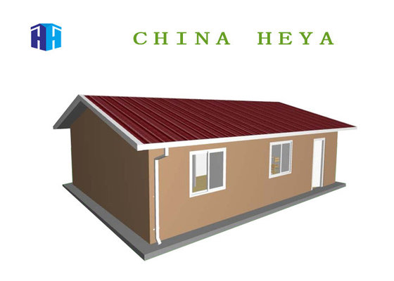 EPS Sandwich Panel Prefab House Villa , 2-3 Bedrooms Energy Efficient Modular Homes