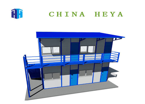 Two Story Manufactured Homes Temporary Metal Buildings With Short Construction Time