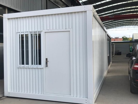 Office Modern Studio Prefabricated Shipping Container House Big Glass Door 2 Bedrooms