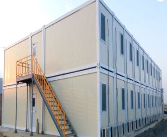 Standard Apartment Prefab Container House Building With Long Use Life Time