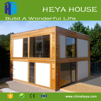 Office Modern Studio Prefabricated Shipping Container House Big Glass Door 2 Bedrooms