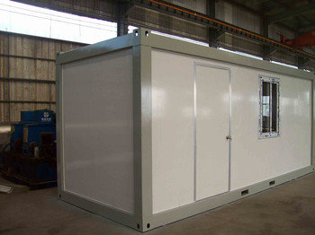 Beautiful Prefab Movable Ready Made Container House Steel Structure In White Color
