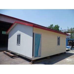 Superior Apartment Movable Prefab House , Small Movable Homes Sandwich Panel