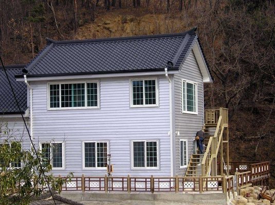 Popular 3 Bedroom Sandwich Panel Prefab House Prefab Modular Home 71.58 M2 Plans