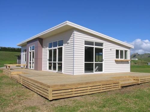 Wooden Door Custom Modern Prefab House 2 Bedrooms Living To Easy Install