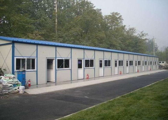 Ready Made House Prefabricated Steel Structures Sandwich Panel Workers Dormitory