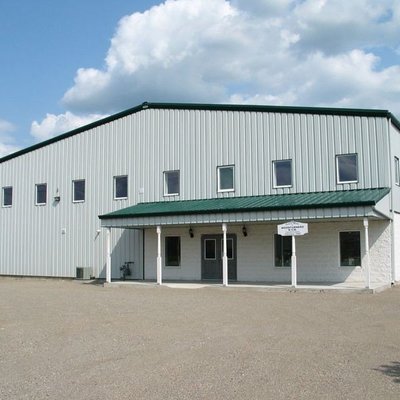 Car Showroom Steel Frame Prefabricated Houses Sandwich Panel Warehouse