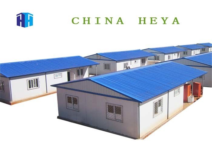 Pre Made Single Story Modular Homes , Sandwich Panel Custom Built Prefab Homes